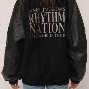 Jackets & Coats | Janet Jackson Jacket Rhythm Nation Tour 199 Jacket ...